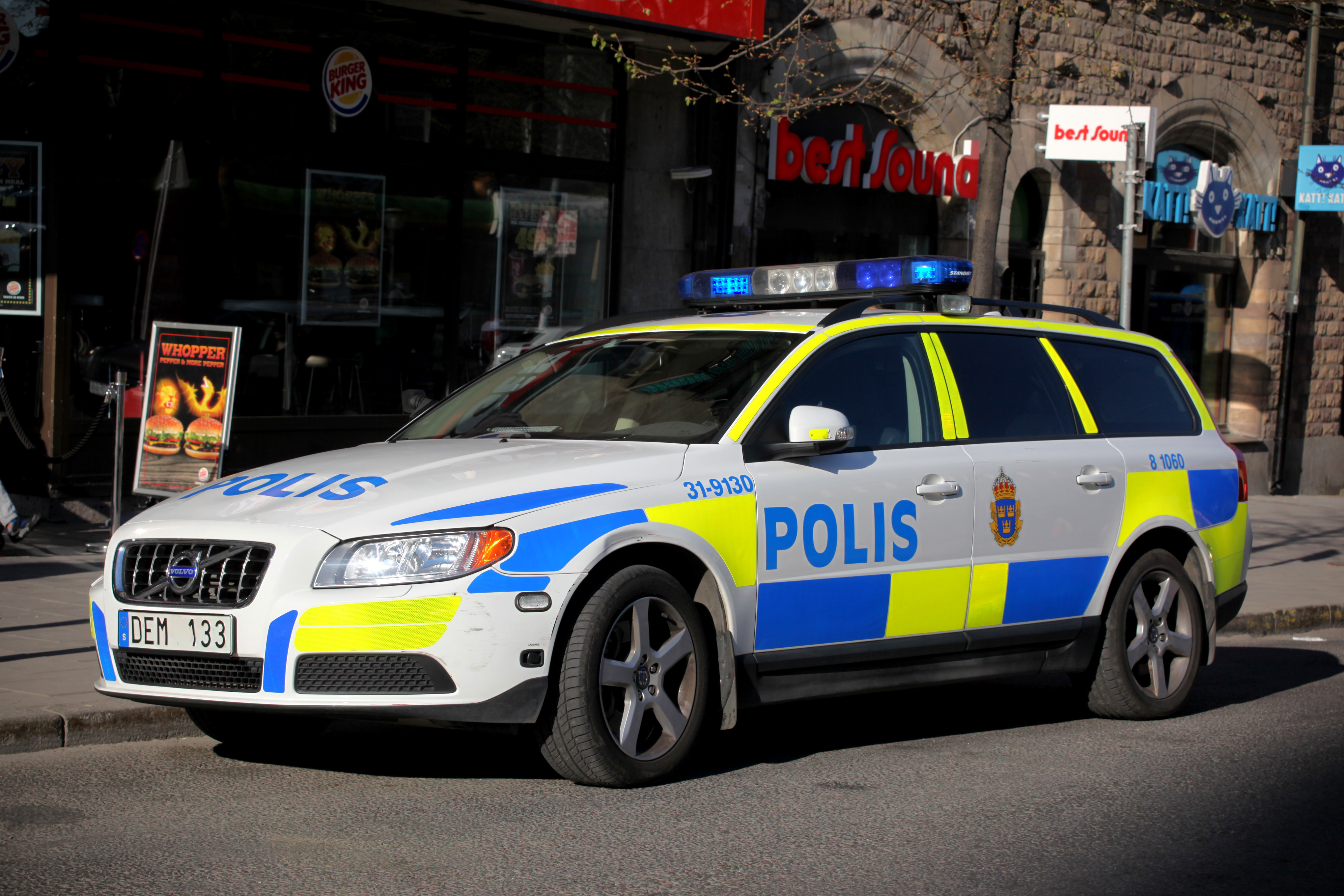 polisbil v70 närbild | Berghs Blogg